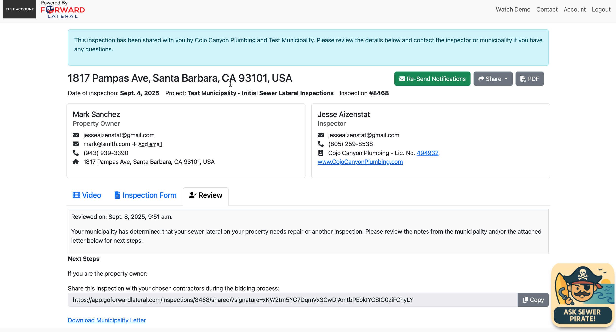 Transparent Compliance Cycles — Forward Lateral